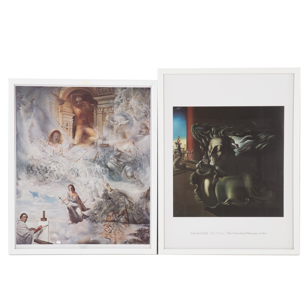 Salvador Dalí | Three framed Salvador Dali posters | MutualArt