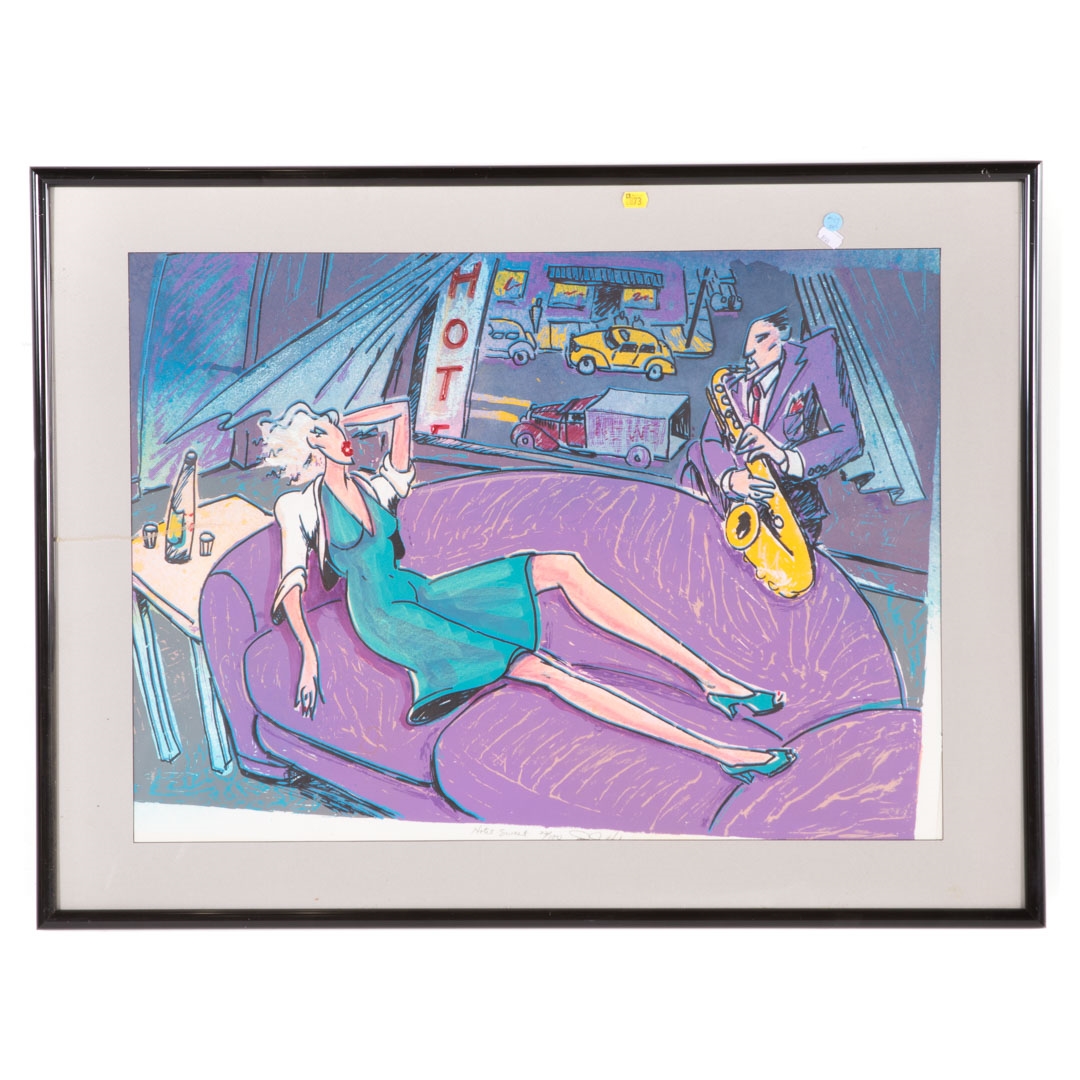 R.J. Hohimer | R.J. Hohimer. Hotel Sweet, lithograph | MutualArt