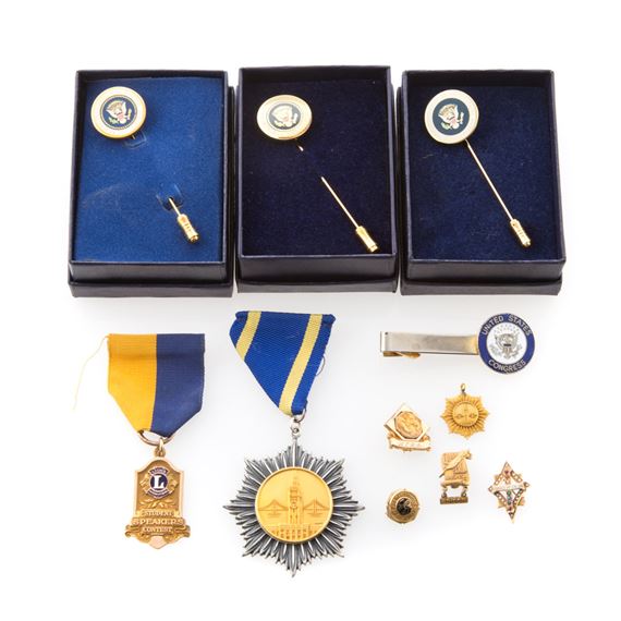 Ronald Reagan | A Collection of Medals and Presidential Pins | MutualArt