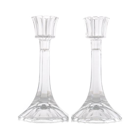 Orrefors | Pair of Orrefors crystal candlesticks | MutualArt
