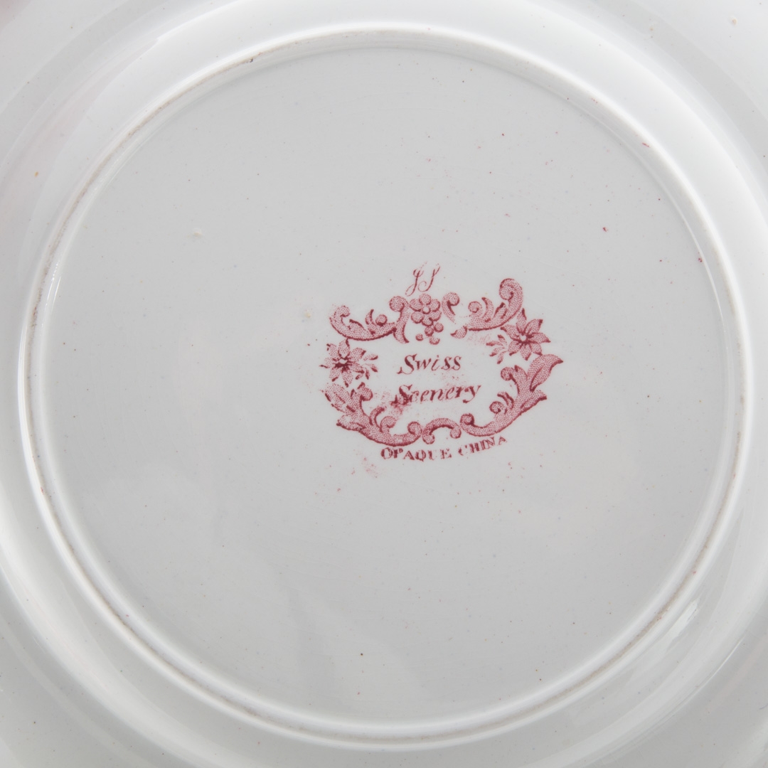 Staffordshire | Five Staffordshire red transferware plates | MutualArt