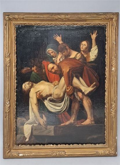 Caravaggio | From ap. CARAVAGO - The Entombment | MutualArt