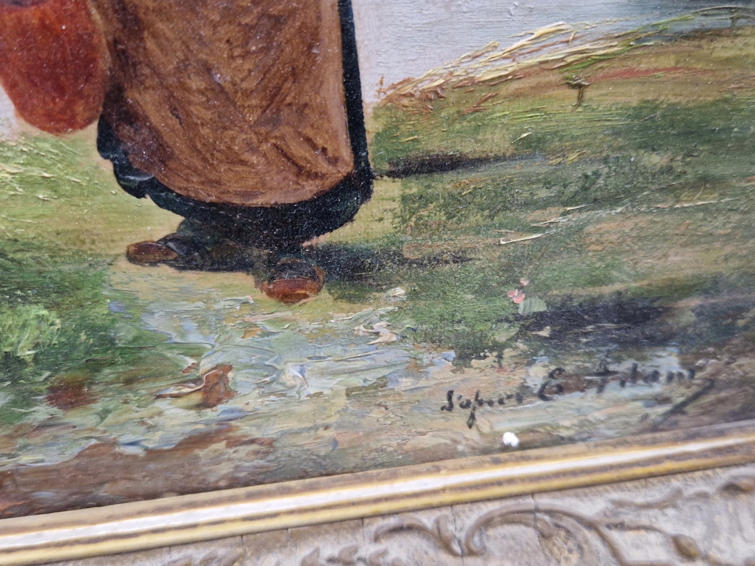 James E. Adams | FETCHING WATER | MutualArt