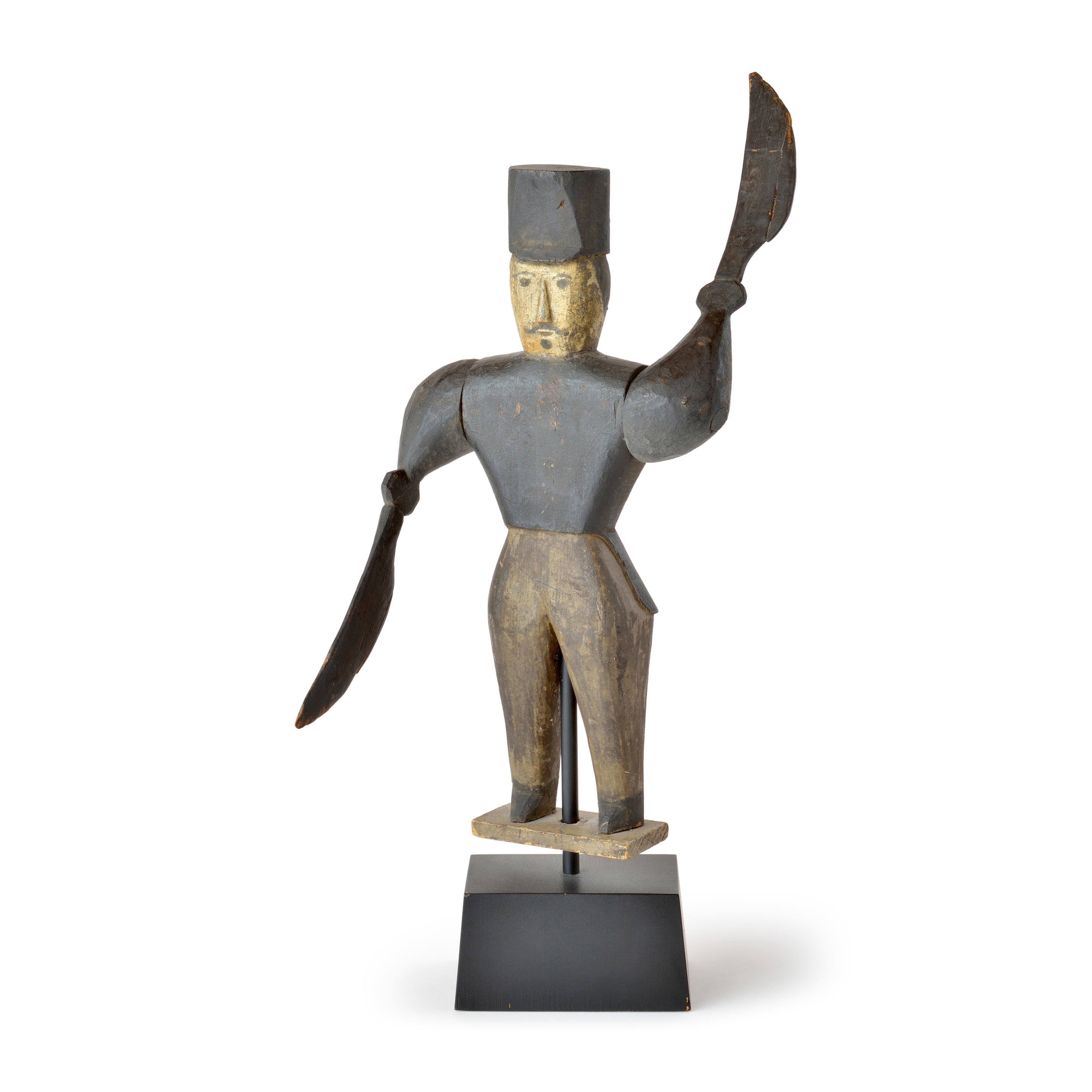 American School, 20th Century | Dual-Wield Soldier Whirligig, (Circa ...