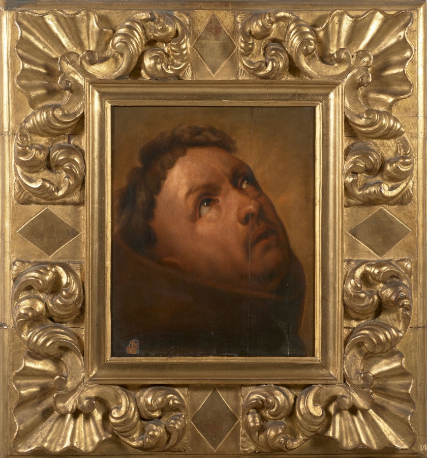 Flemish School 17th Century | Visage de moine capucin en extase | MutualArt