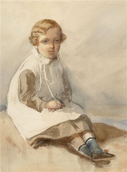 Pierre-Joseph Dedreux-Dorcy | Enfant blond assis | MutualArt