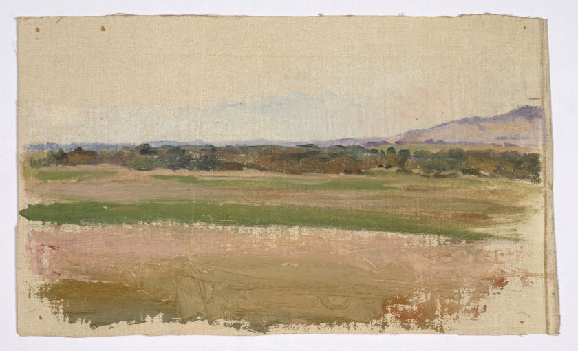 Jeanne JEGOU CADART | Paysage montagneux; On y joint un paysage fluvial ...