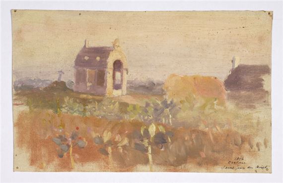 Jeanne JEGOU CADART | Vue d'un oratoire à Saint Jean du Doigt; Une ...