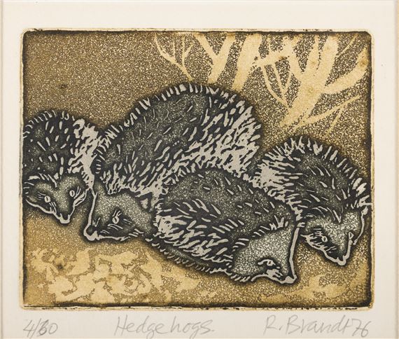 Ruth Brandt | Hedgehogs | MutualArt