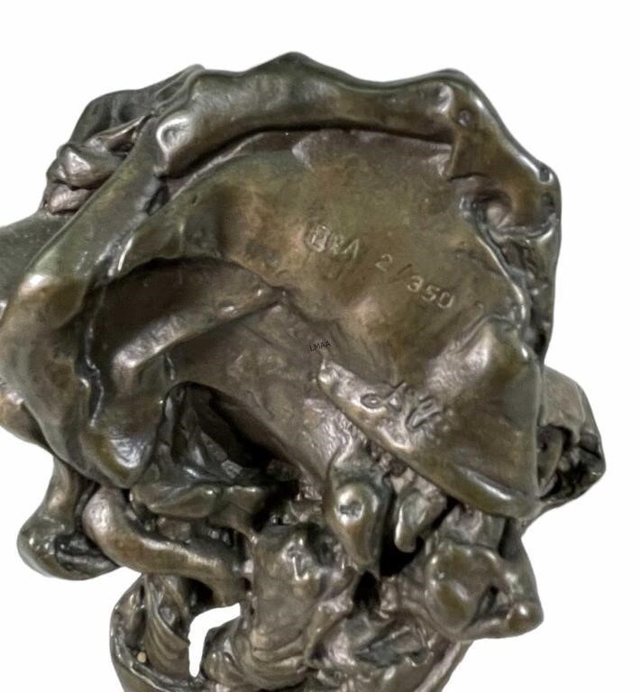 Salvador Dalí | SALVADOR DALI FAUN MAN HEAD WITH HORNS (1904) | MutualArt