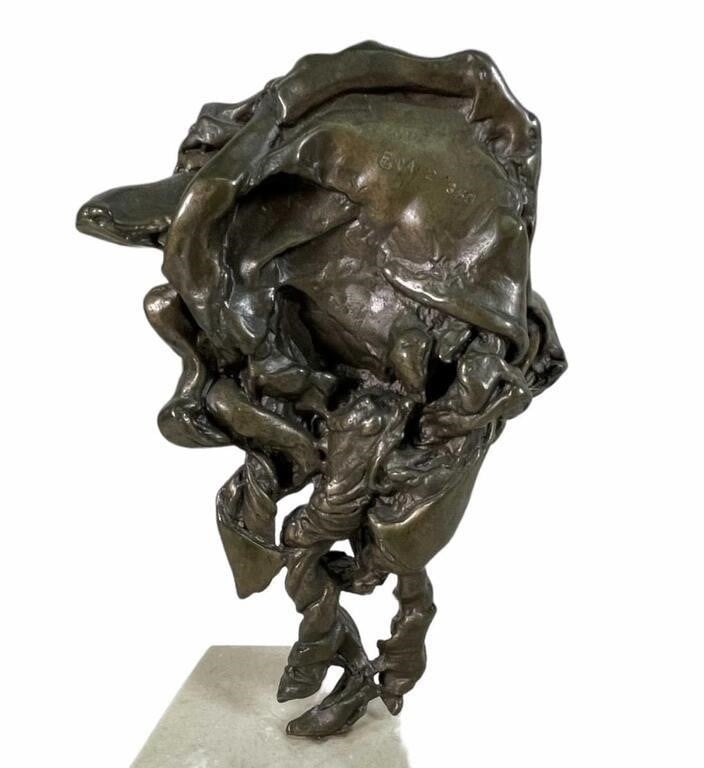 Salvador Dalí | SALVADOR DALI FAUN MAN HEAD WITH HORNS (1904) | MutualArt