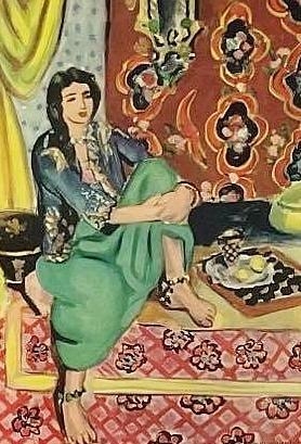 Henri Matisse | Odalisque Sitting with Board (1928) | MutualArt