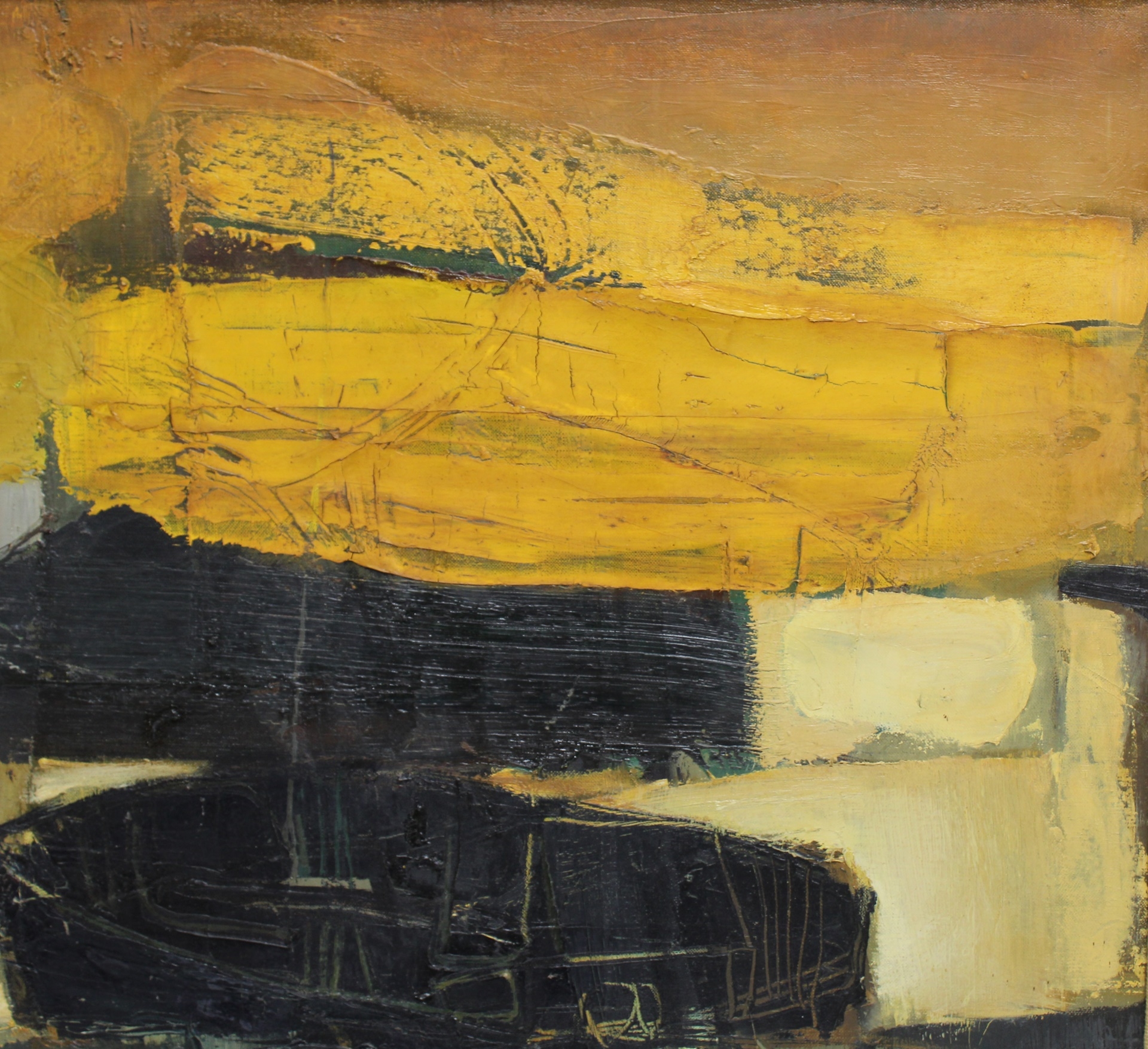 Raimonds Staprans | Fishing Boats Sunset (1926) | MutualArt