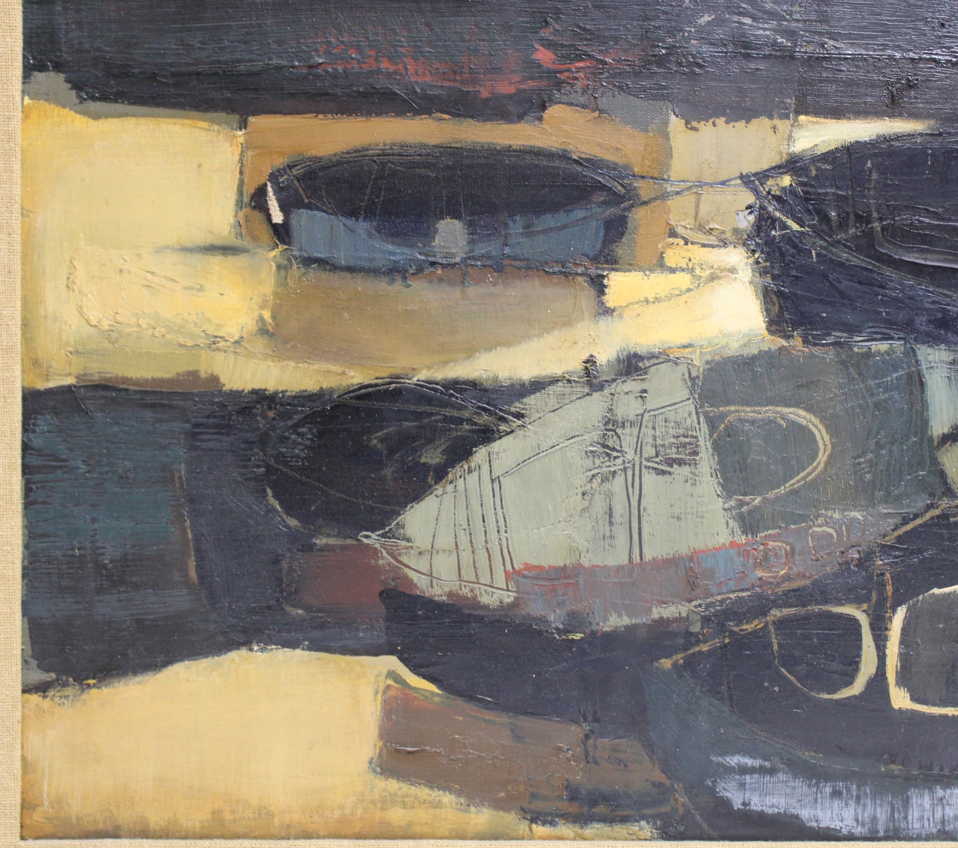 Raimonds Staprans | Fishing Boats Sunset (1926) | MutualArt