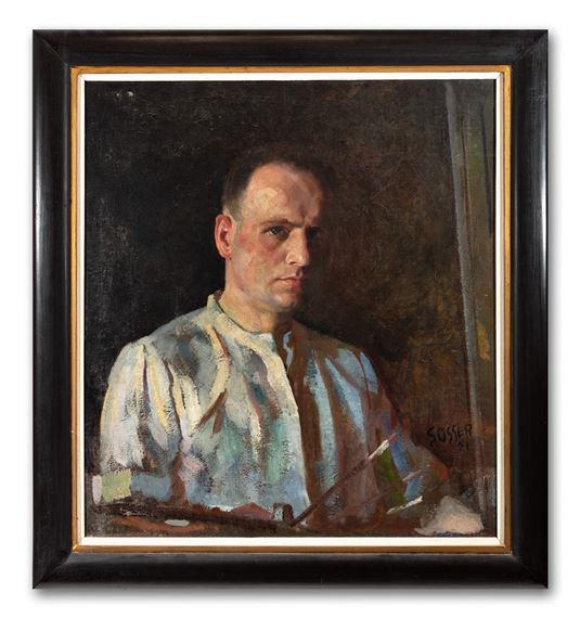 Frantisek Václav Susser | Autoportrét (1921) | MutualArt