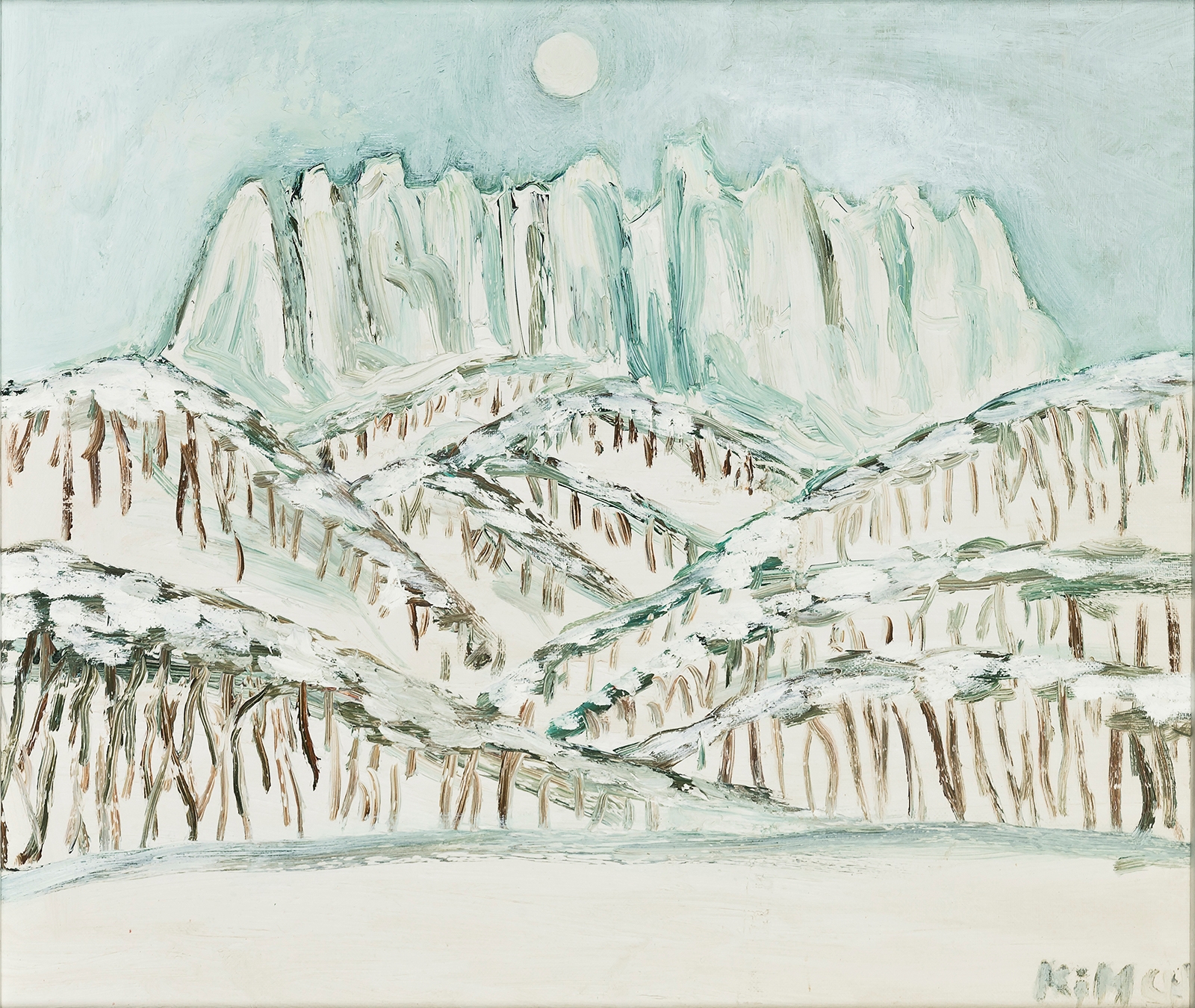 Kim Chong Hak | Snowscape | MutualArt