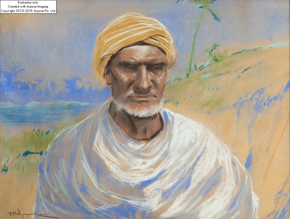 Feliks Wygrzywalski | Portrait of an arab man | MutualArt
