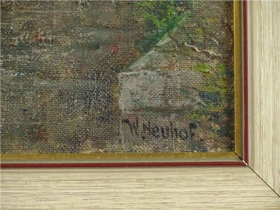 Walthère Joseph Neuhof | building with mill | MutualArt