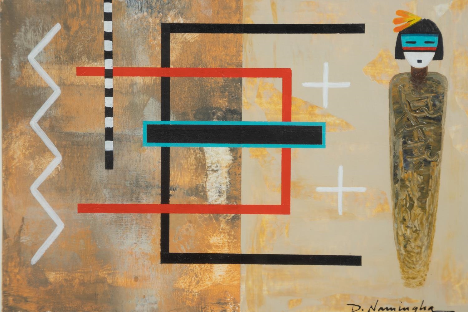 Dan Namingha | Symbolism Study #4 (1950) | MutualArt