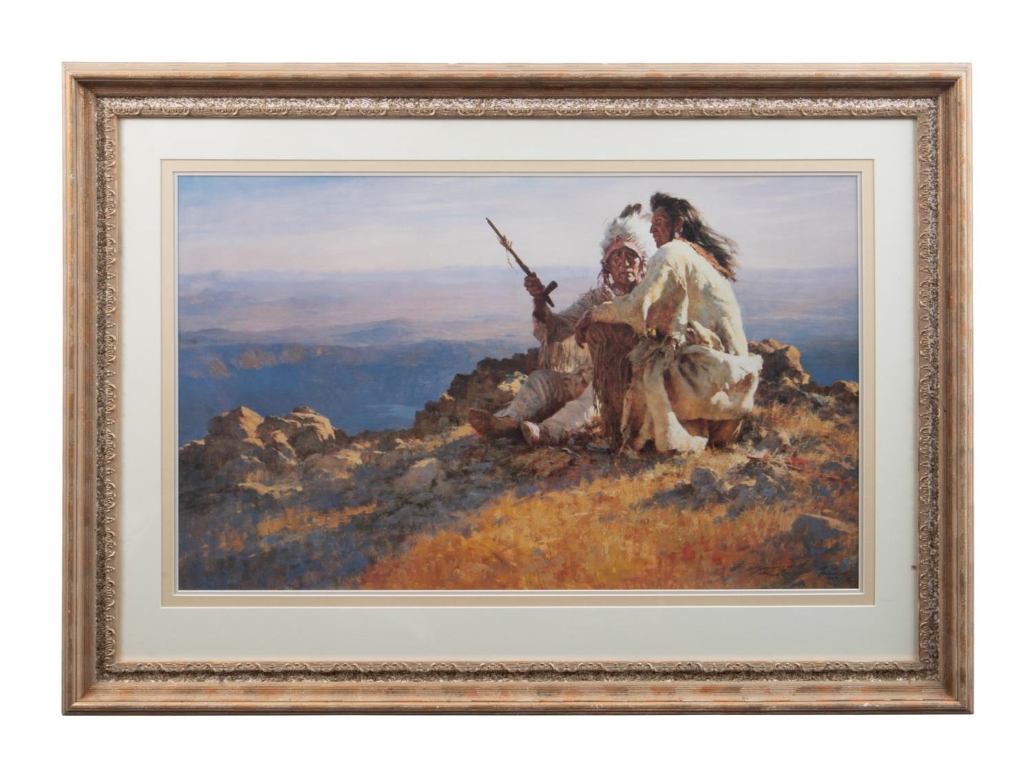 Howard Terpning | Telling of the Legends (1927) | MutualArt