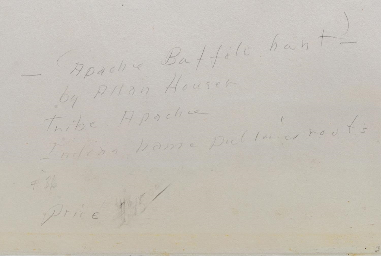 Allan Houser | Apache Buffalo Hunt (1938) | MutualArt