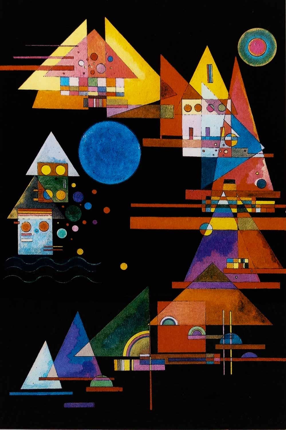 Wassily Kandinsky | Triangles in a Curve | MutualArt