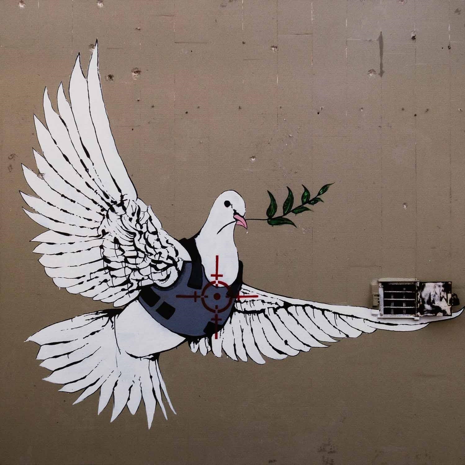 Banksy | Palestine Dove | MutualArt
