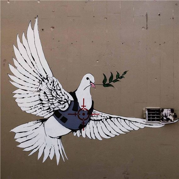 Banksy | Palestine Dove | MutualArt