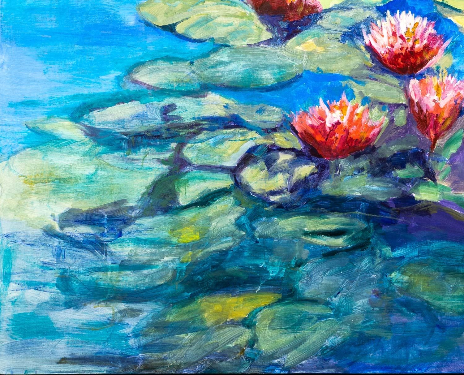 James Radford | The Lily Pond (2022) | MutualArt
