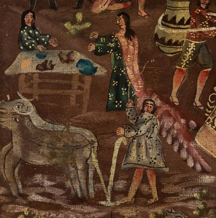 Cuzco School, 17th Century | Saint Isidore the Labourer (1170) | MutualArt