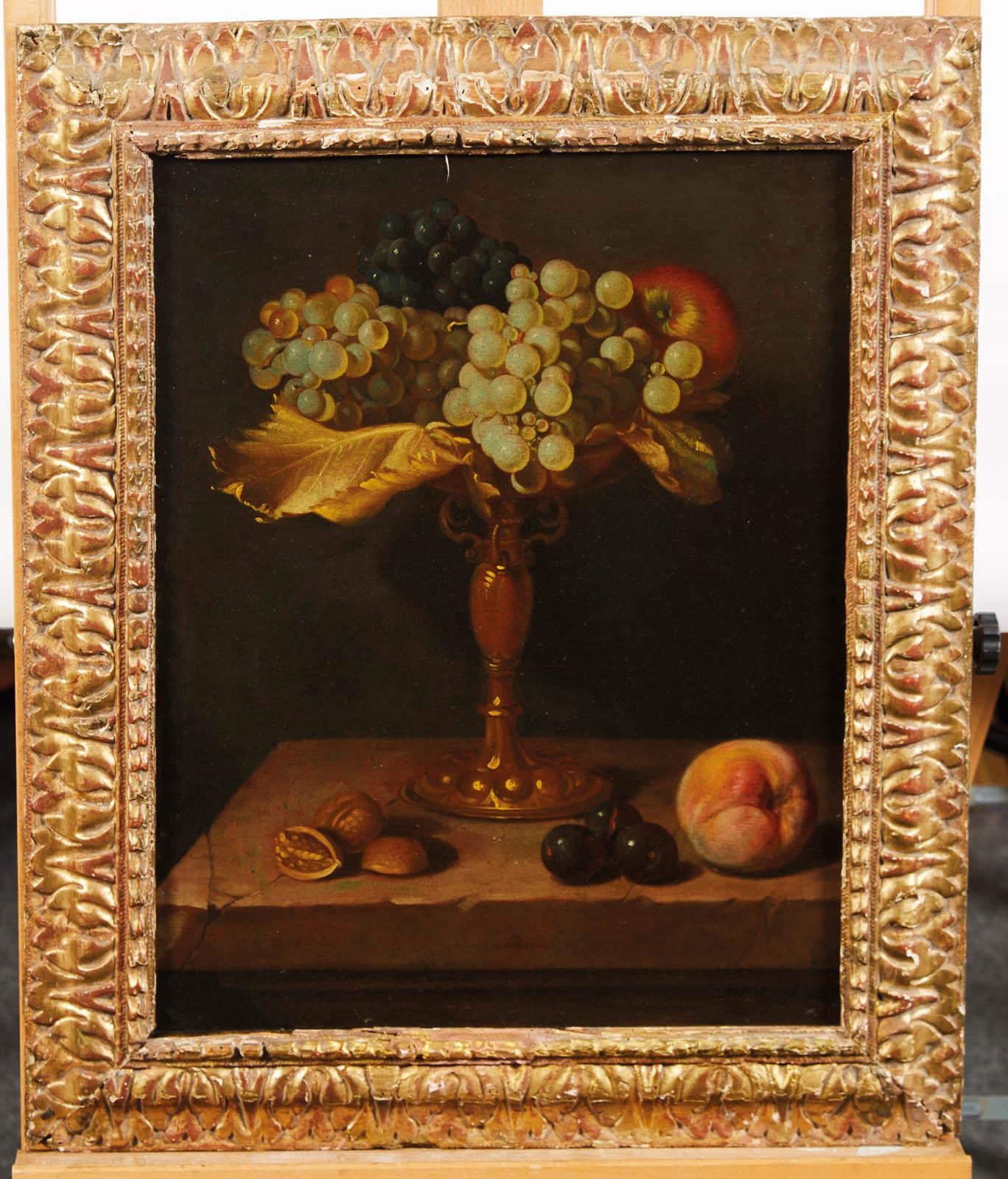Frans Snyders | Nature morte dans une coupe sur un entablement | MutualArt