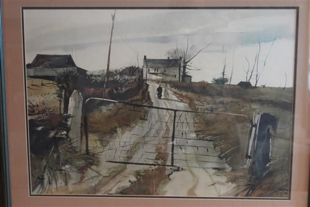 Andrew Wyeth | Chester County Farm | MutualArt
