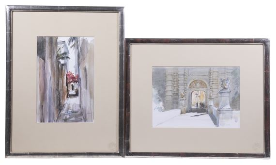 Ian Marshall | Pair of views of African Cities | MutualArt