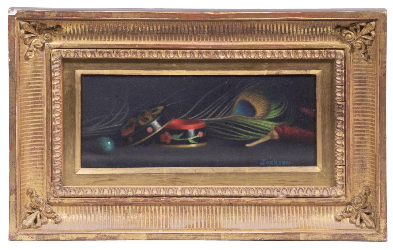 Robert Scott Jackson | Still Life with Peacock Feather | MutualArt