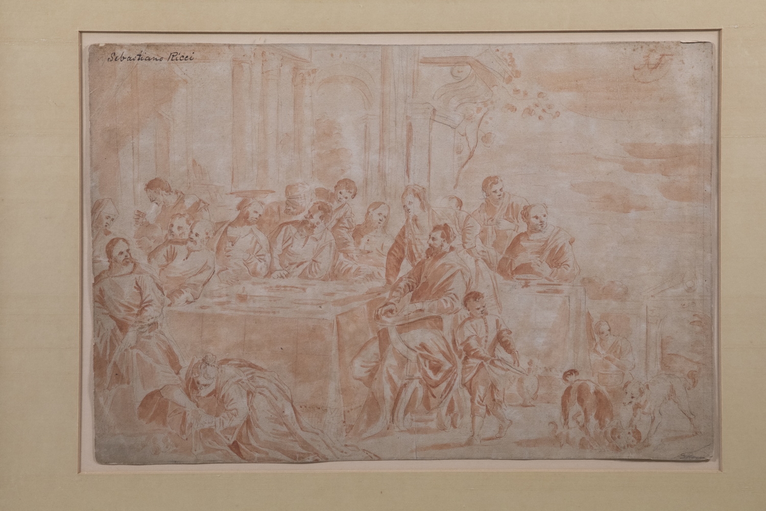 Sebastiano Ricci | Magdalene Washing the Feet of Christ in the House of ...