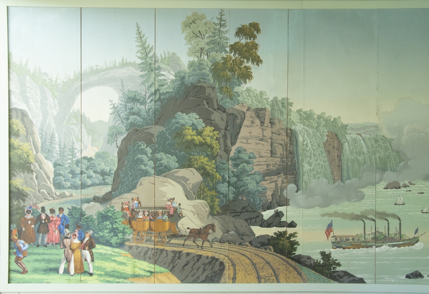 Jean Zuber | PANORAMIC NIAGARA FALLS WALLPAPER PANELS | MutualArt