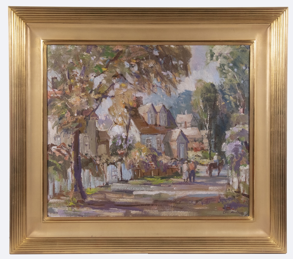 Charles Gordon Marston | Street Scene | MutualArt