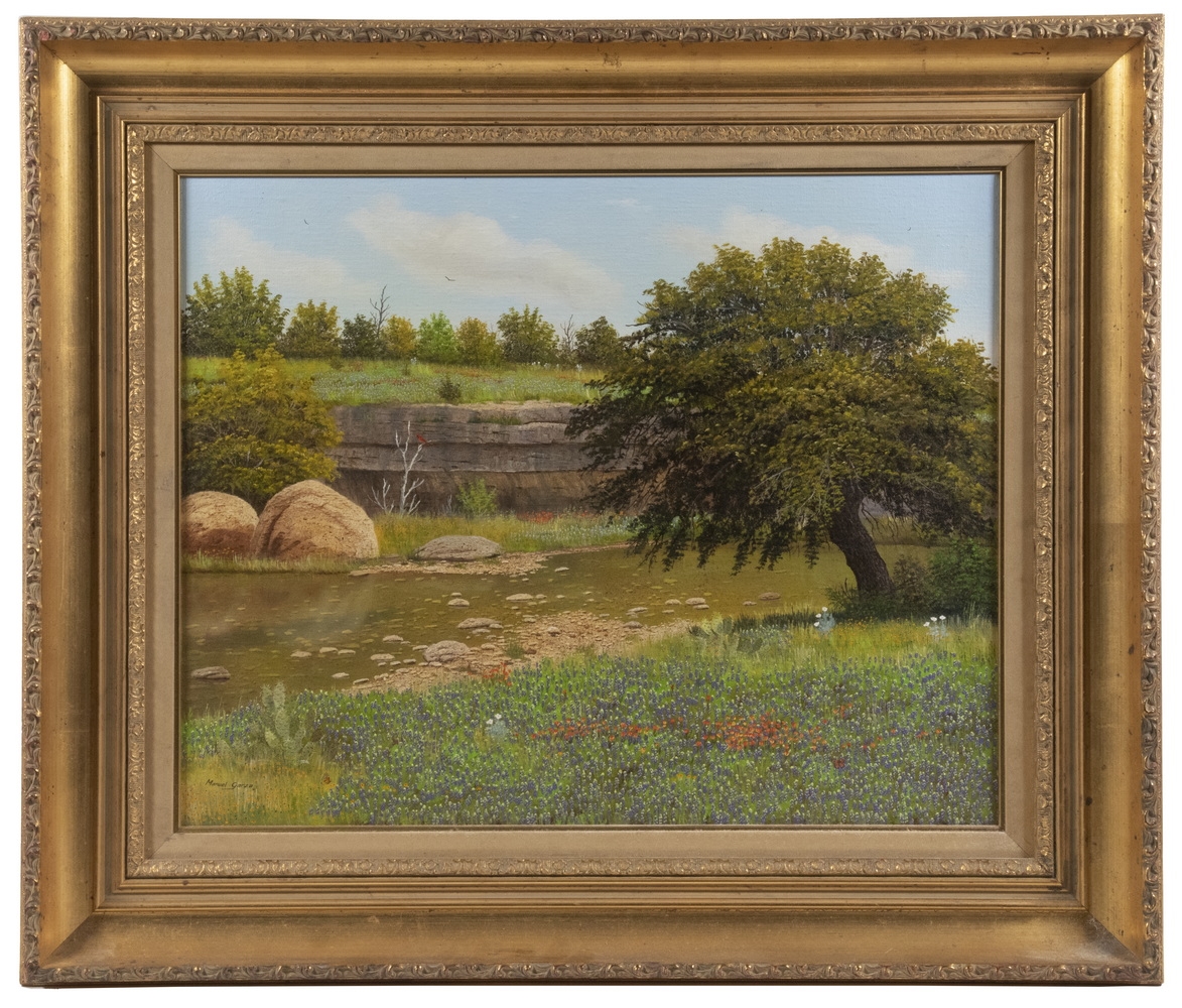 Manuel Garza | Texas Bluebonnets | MutualArt