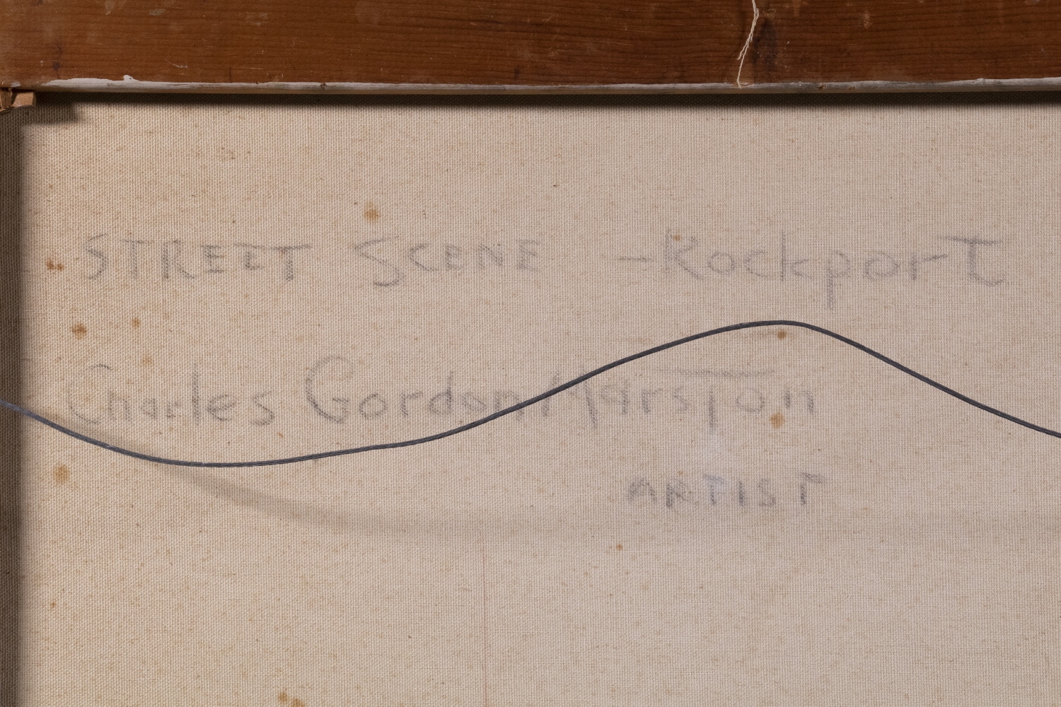 Charles Gordon Marston | Street Scene | MutualArt