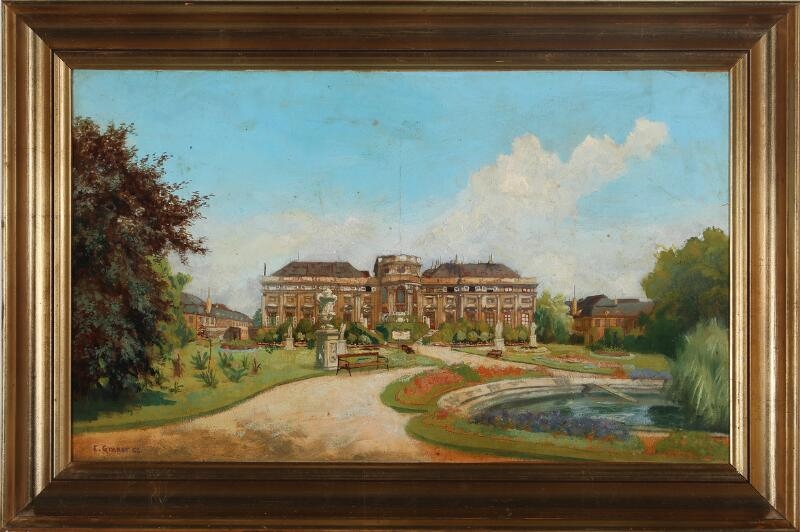 Ernst Graner | Scenery from Palais Schwarzenberg in Vienna (1902 ...