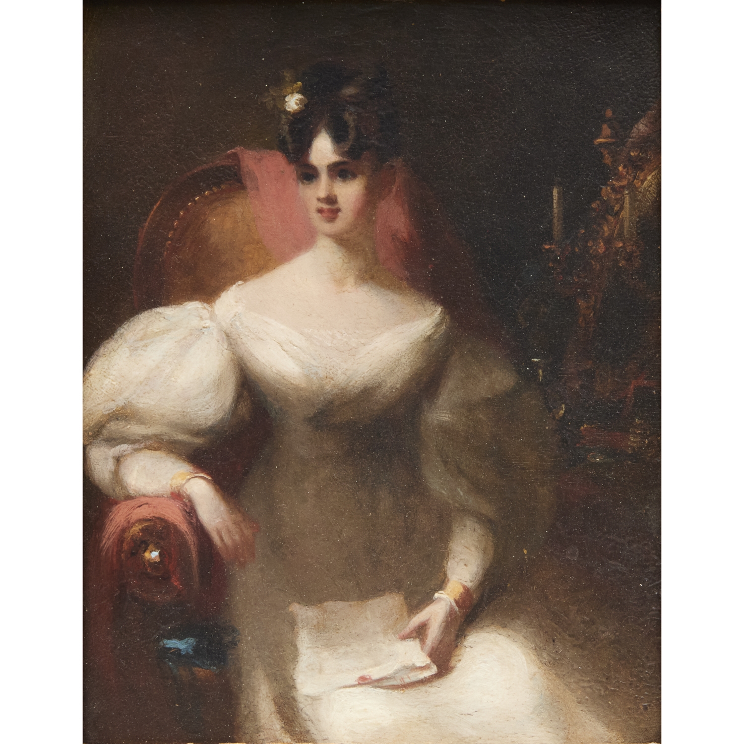 George Chinnery | Portrait of a young woman | MutualArt