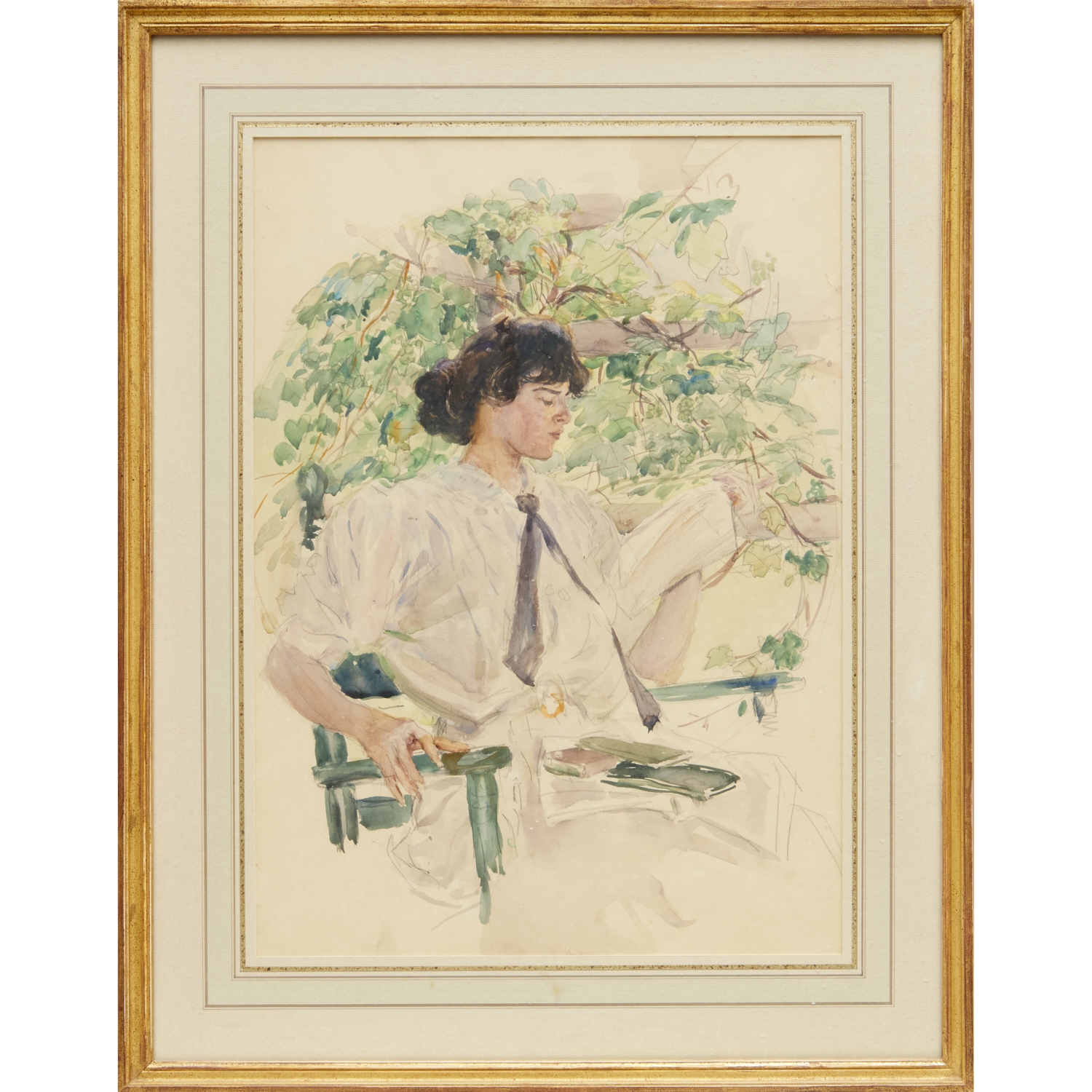 Charles Nicolas Sarka | Woman Reading | MutualArt