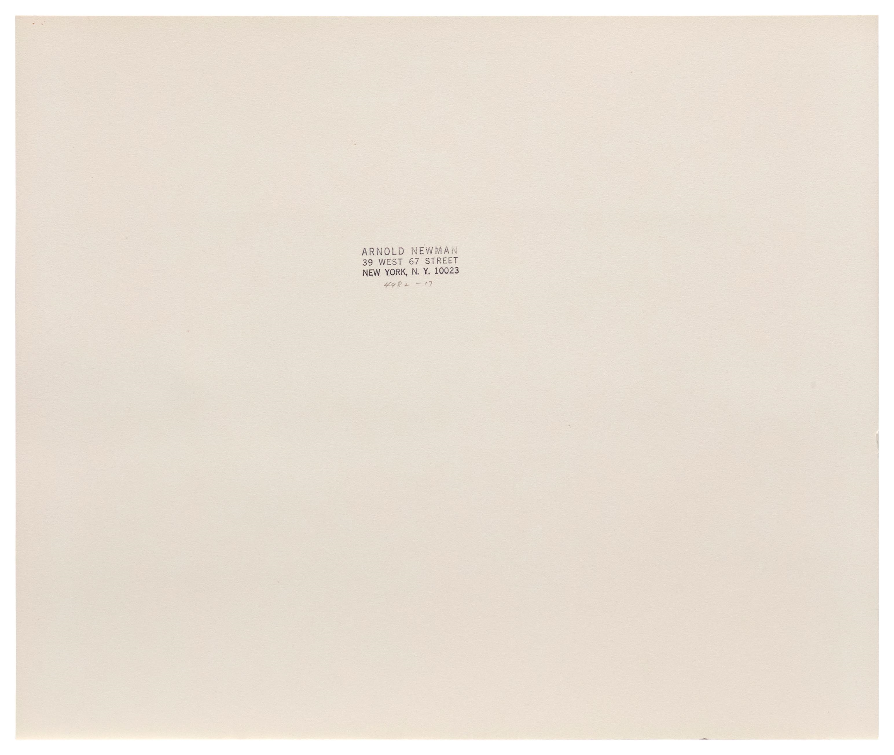 Arnold Newman | Portrait of Howard and Barbara Wise | MutualArt