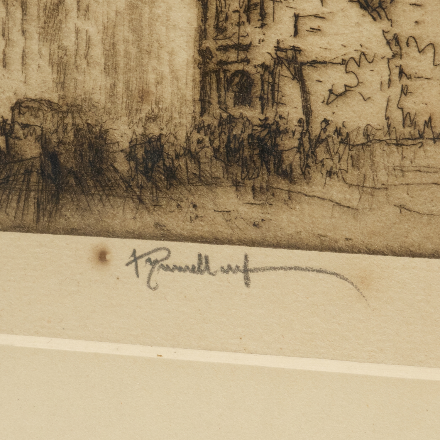 Joseph Pennell | Guard Gate Gatun Lock, Woolworth Building | MutualArt