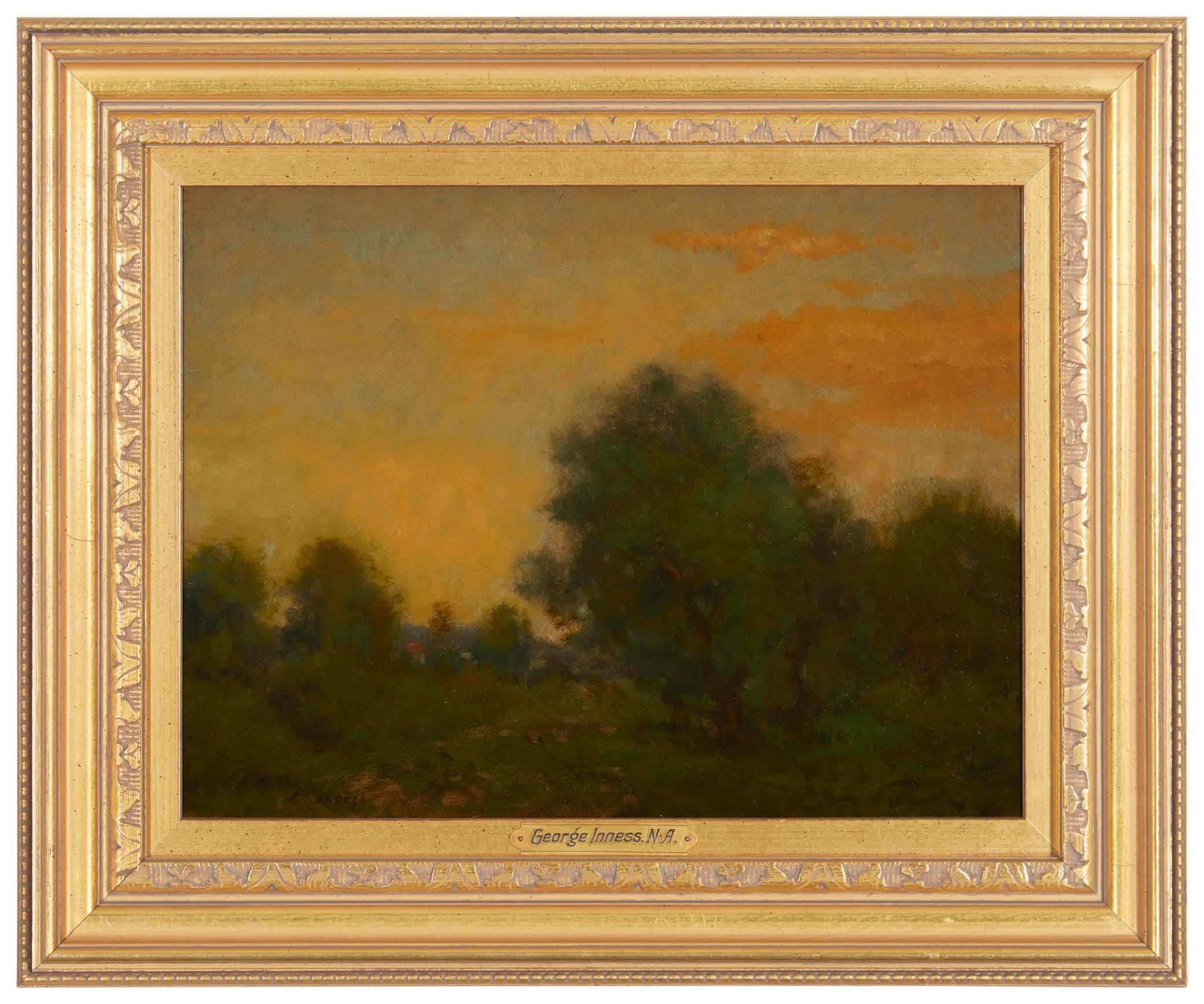 George Inness | A Summer Landscape, (Circa 1880) | MutualArt