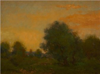 George Inness | Sunset | MutualArt