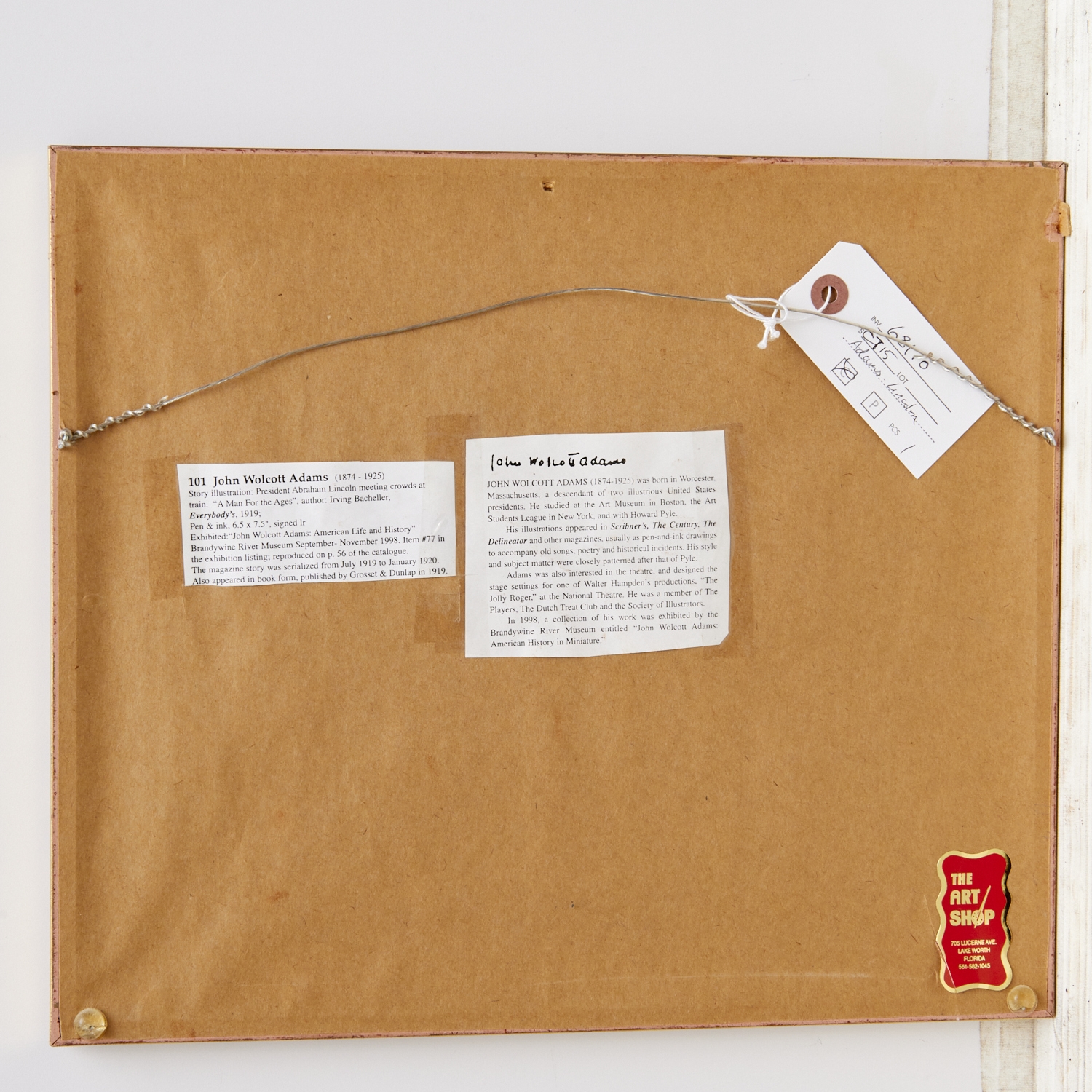 John Wolcott Adams | Lincoln illustration (1919) | MutualArt