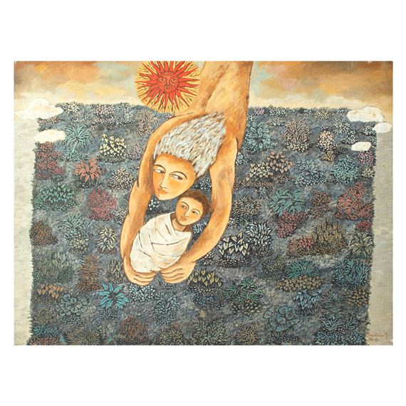 Mario Parial | Mother and Child (1983) | MutualArt