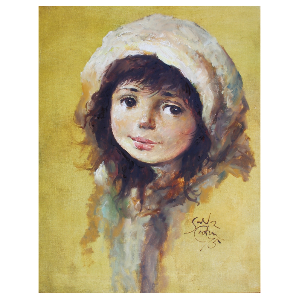 Salvador Cabrera | Portrait of a Girl (1975) | MutualArt