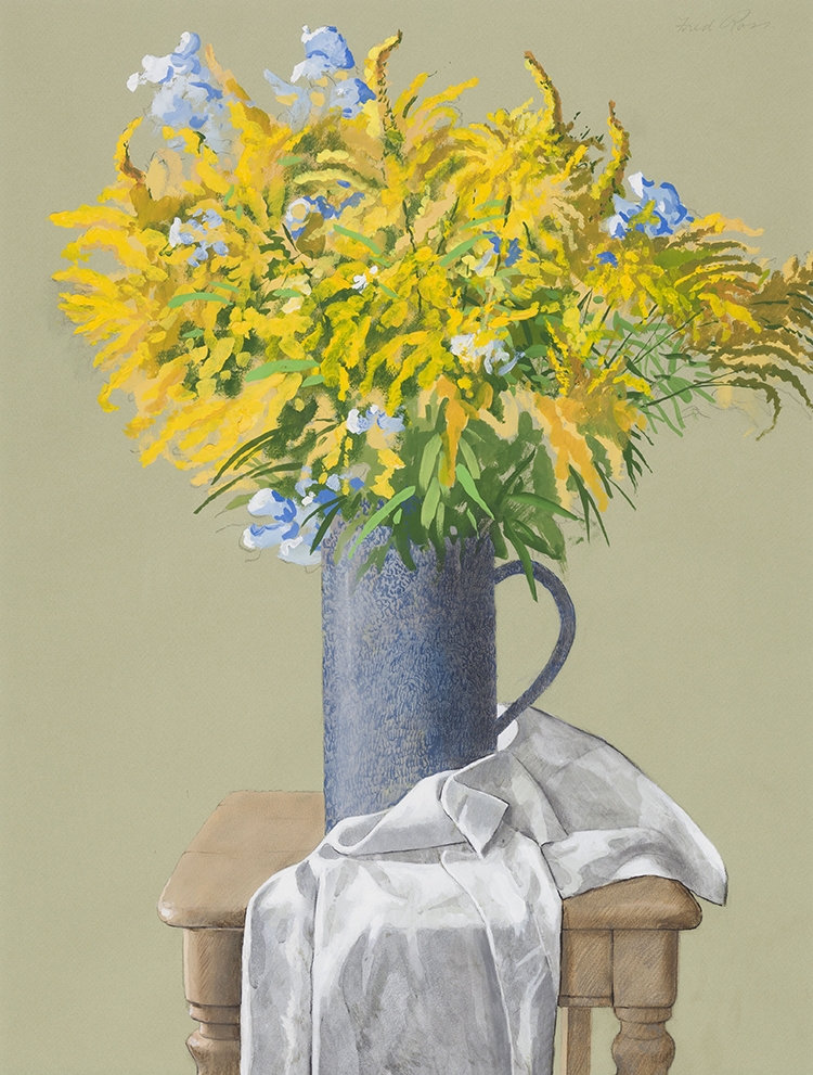 Fred Ross | Still Life with Goldenrod | MutualArt